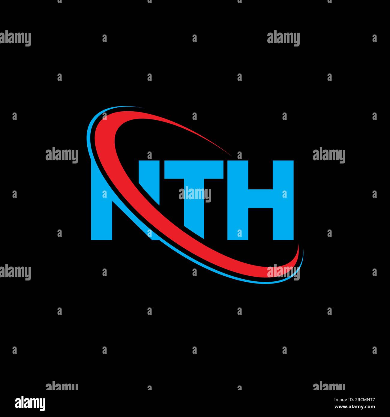 NTH logo. NTH letter. NTH letter logo design. Initials NTH logo linked ...