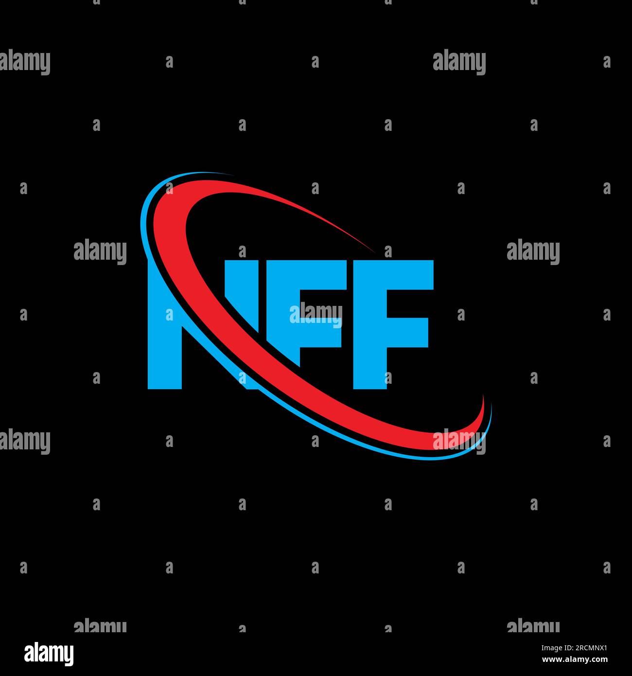 NFF logo. NFF letter. NFF letter logo design. Initials NFF logo linked ...