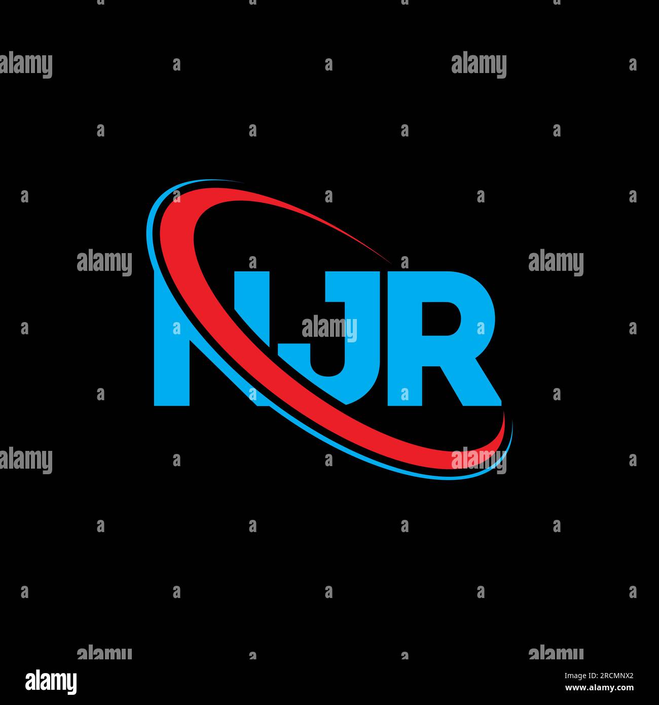 Njr logo design Stock Vector Images - Alamy