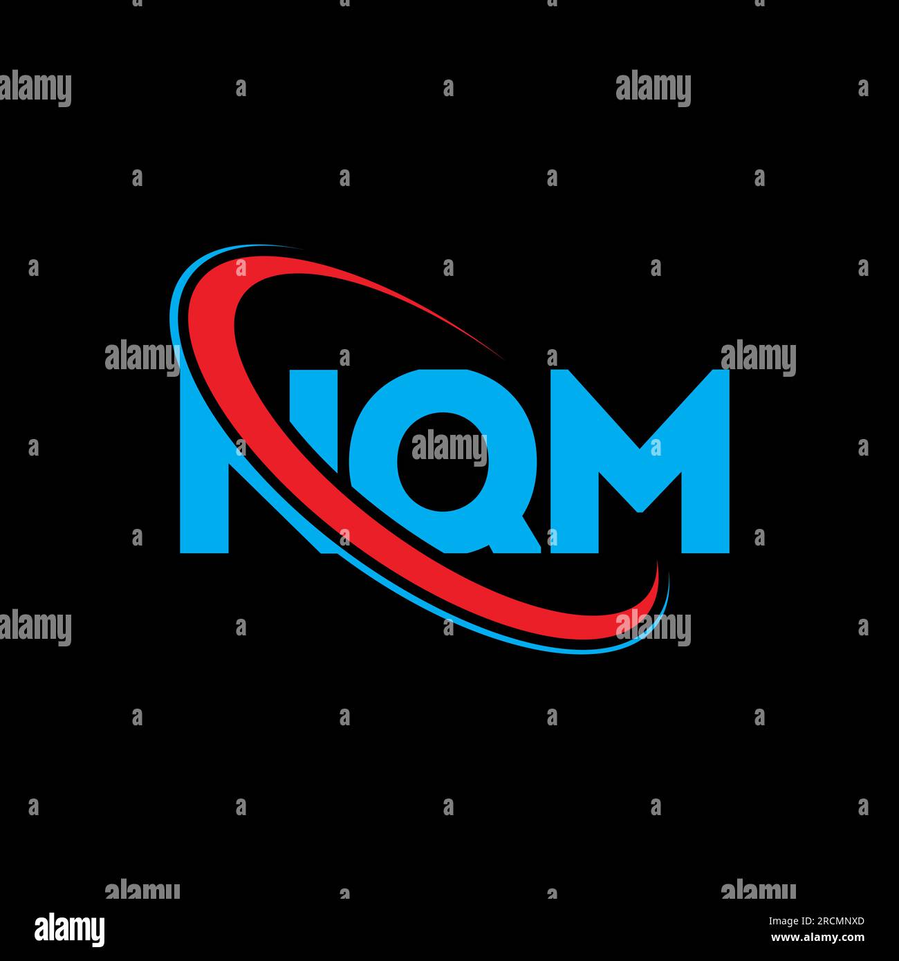 NQM logo. NQM letter. NQM letter logo design. Initials NQM logo linked ...