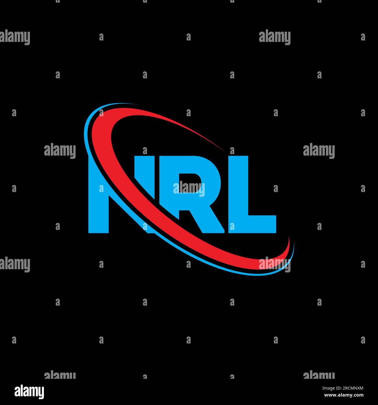 NRL logo. NRL letter. NRL letter logo design. Initials NRL logo linked ...