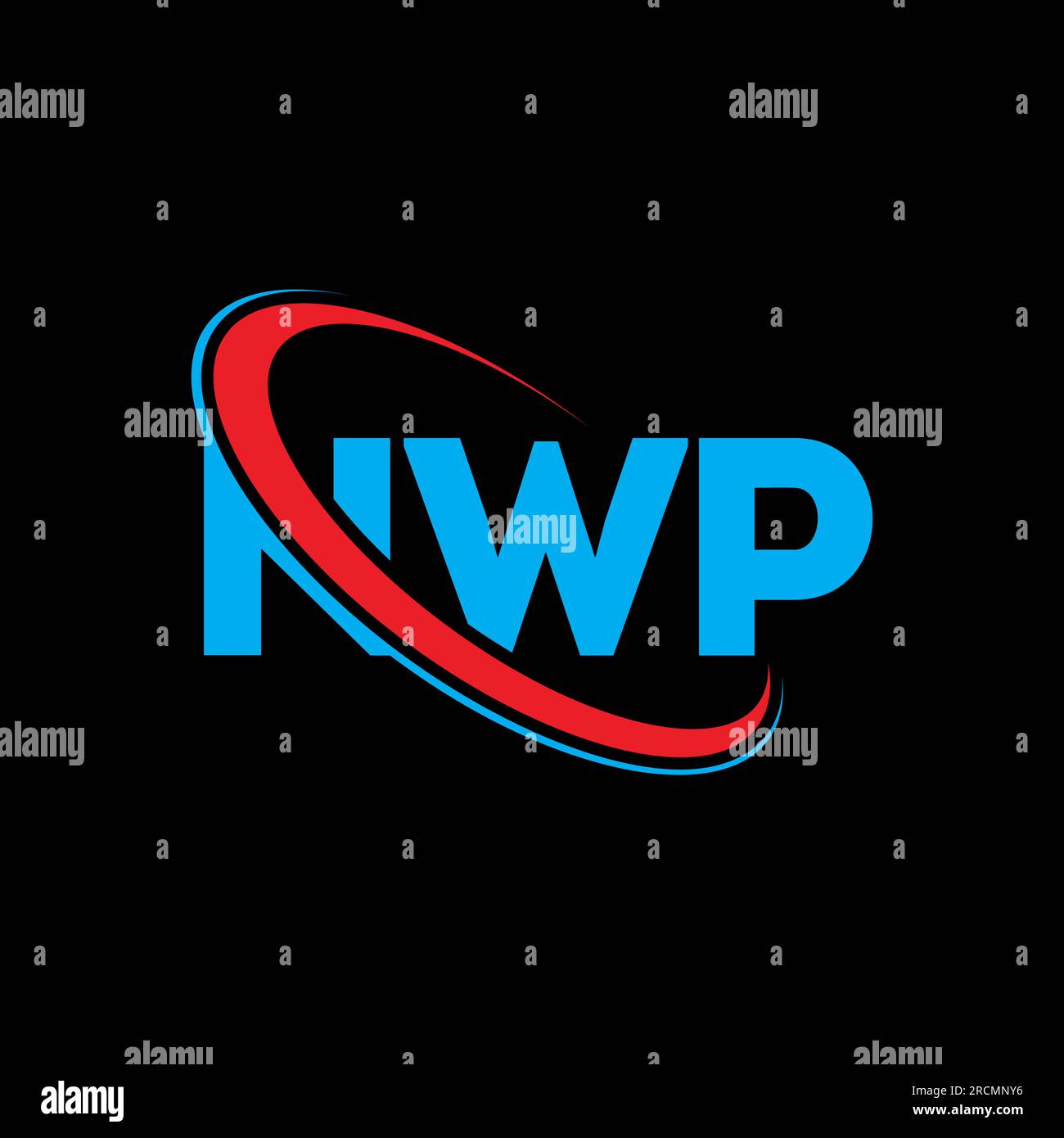 NWP logo. NWP letter. NWP letter logo design. Initials NWP logo linked with circle and uppercase ...