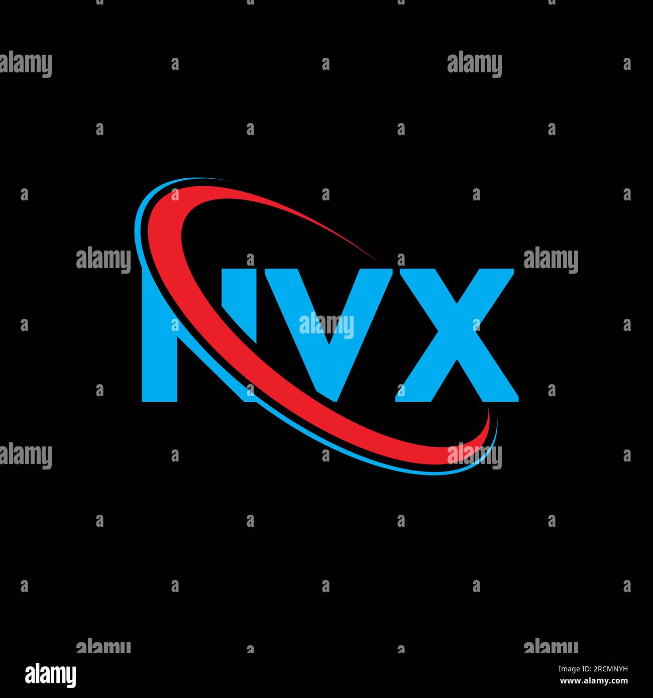 NVX logo. NVX letter. NVX letter logo design. Initials NVX logo linked ...
