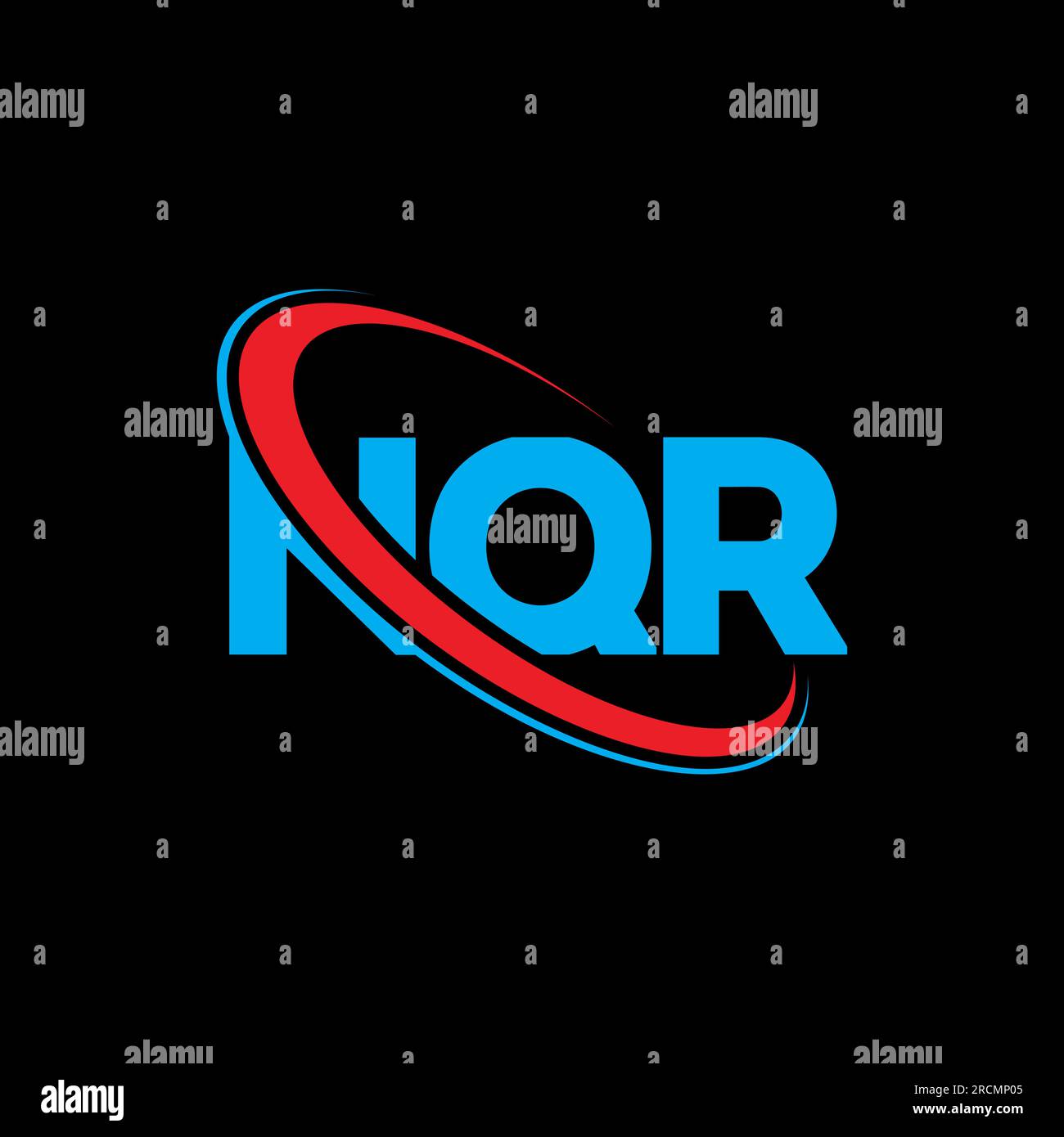 NQR logo. NQR letter. NQR letter logo design. Initials NQR logo linked ...