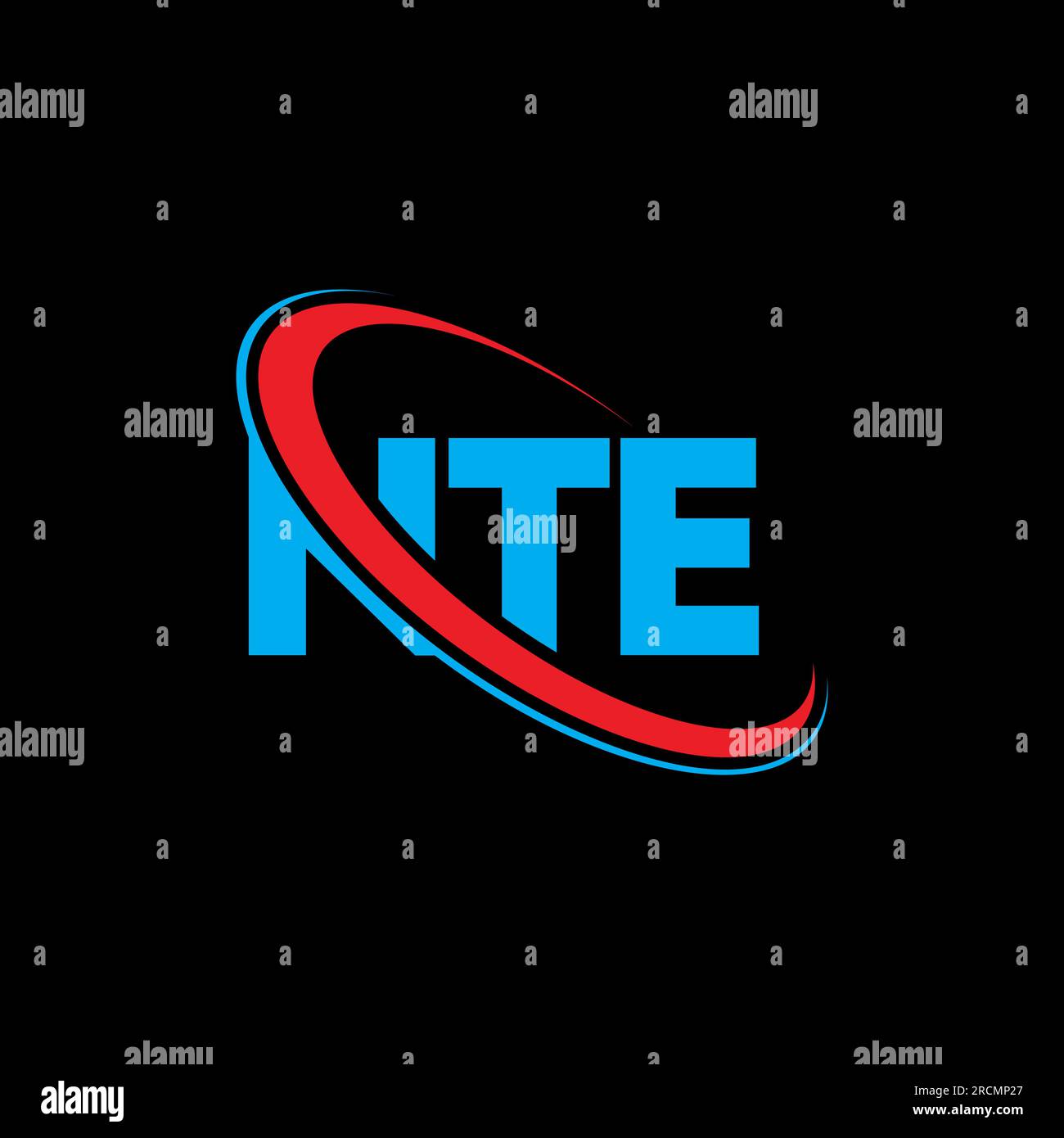 NTE logo. NTE letter. NTE letter logo design. Initials NTE logo linked ...