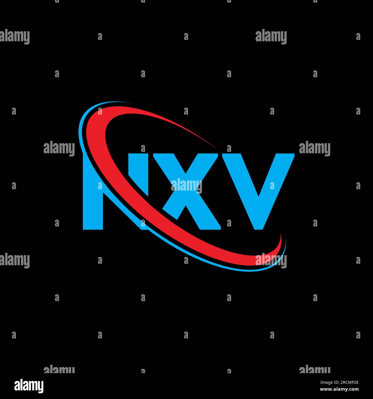 NXV logo. NXV letter. NXV letter logo design. Initials NXV logo linked ...