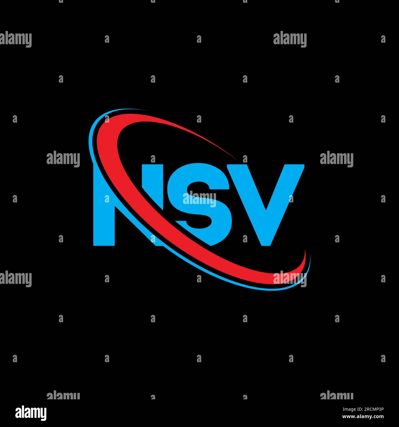 NSV logo. NSV letter. NSV letter logo design. Initials NSV logo linked ...