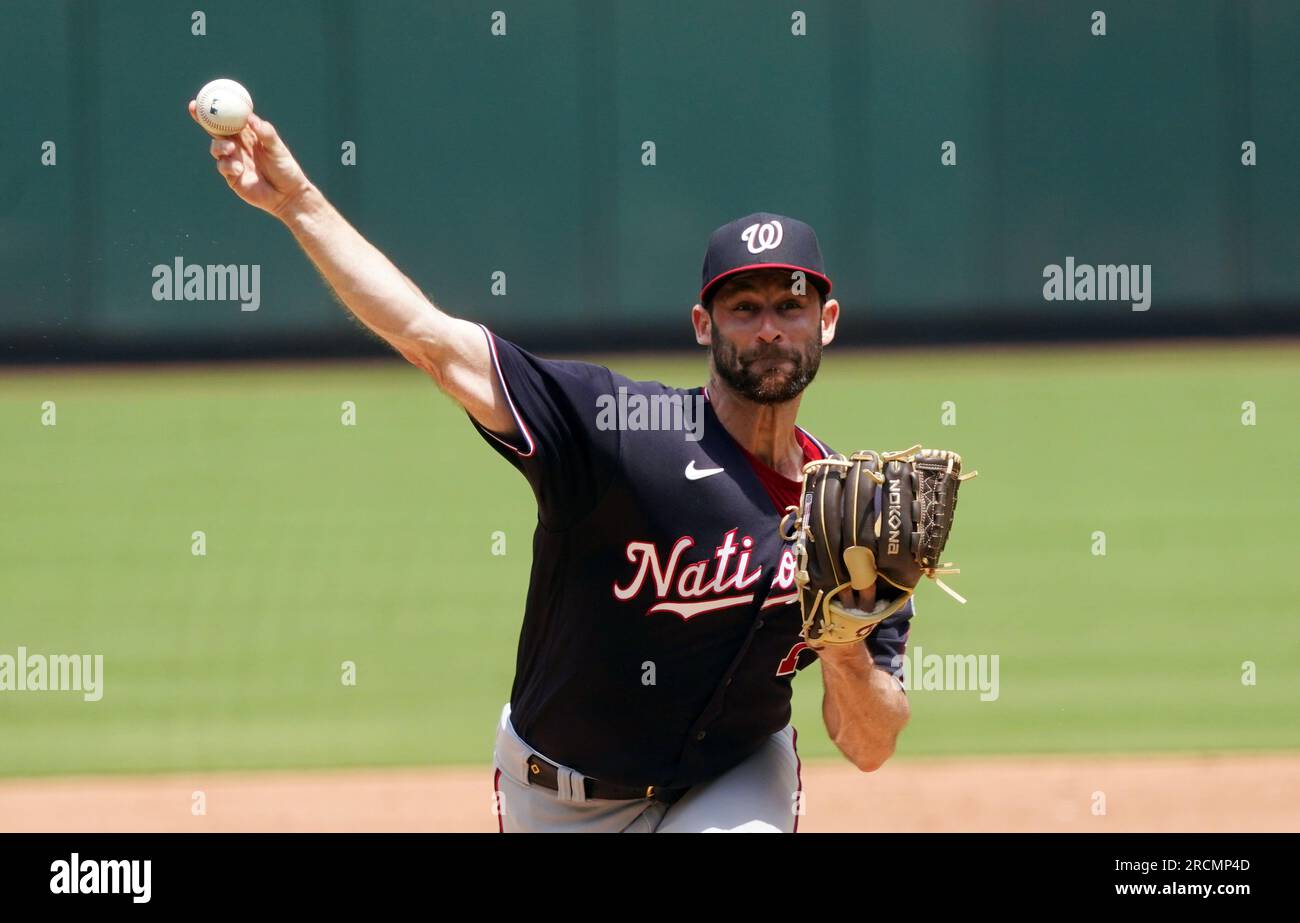 St. Louis, United States. 15th July, 2023. Washington Nationals pitcher ...