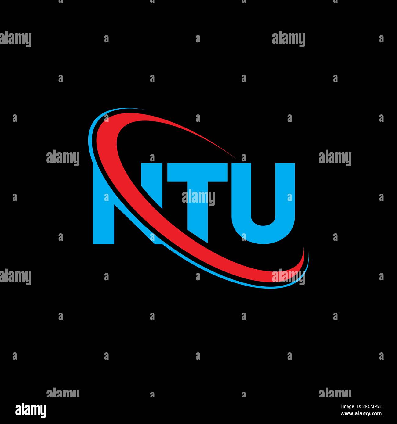 NTU logo. NTU letter. NTU letter logo design. Initials NTU logo linked ...
