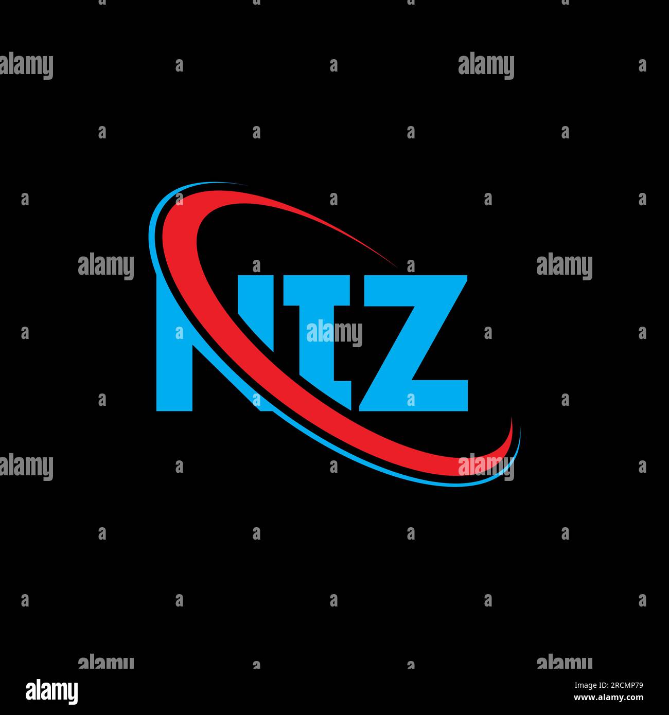 NIZ logo. NIZ letter. NIZ letter logo design. Initials NIZ logo linked ...