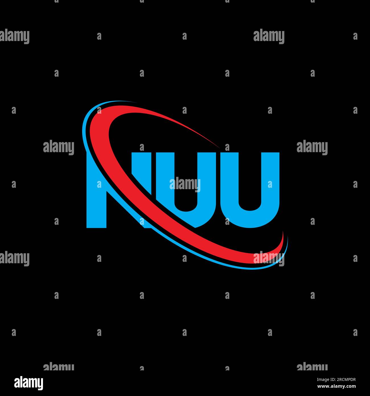 NUU logo. NUU letter. NUU letter logo design. Initials NUU logo linked ...