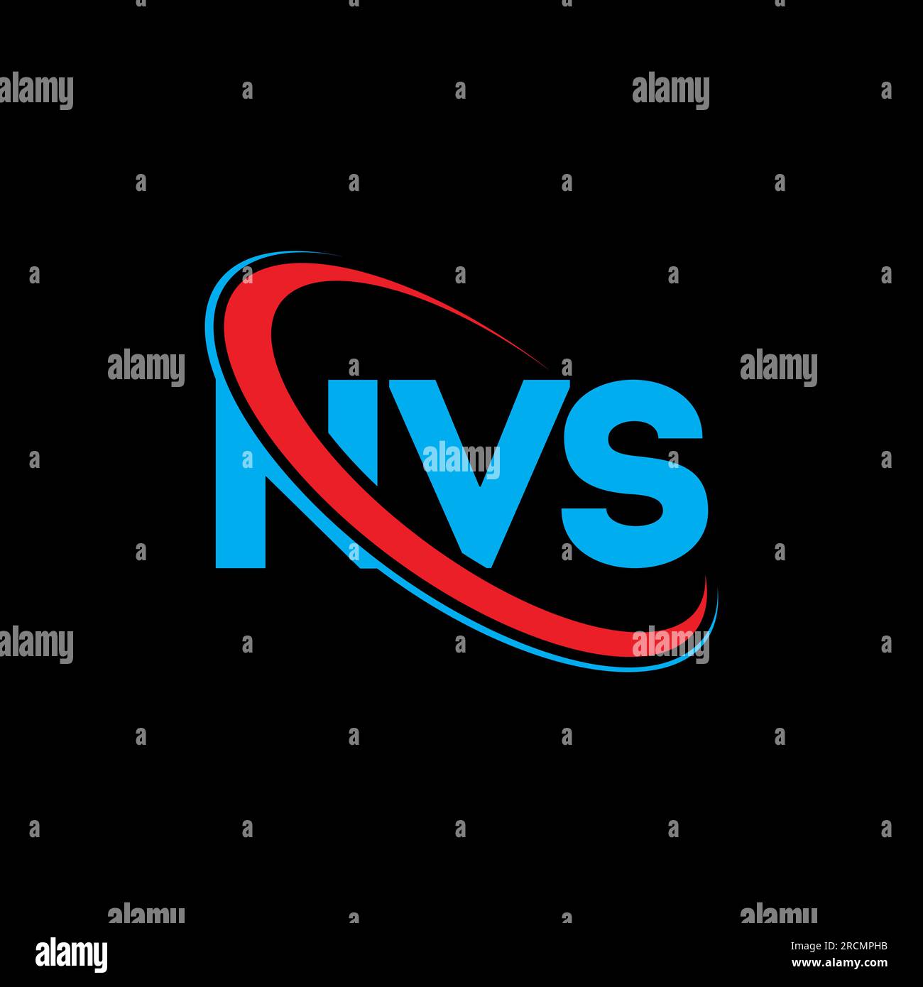 NVS logo. NVS letter. NVS letter logo design. Initials NVS logo linked ...
