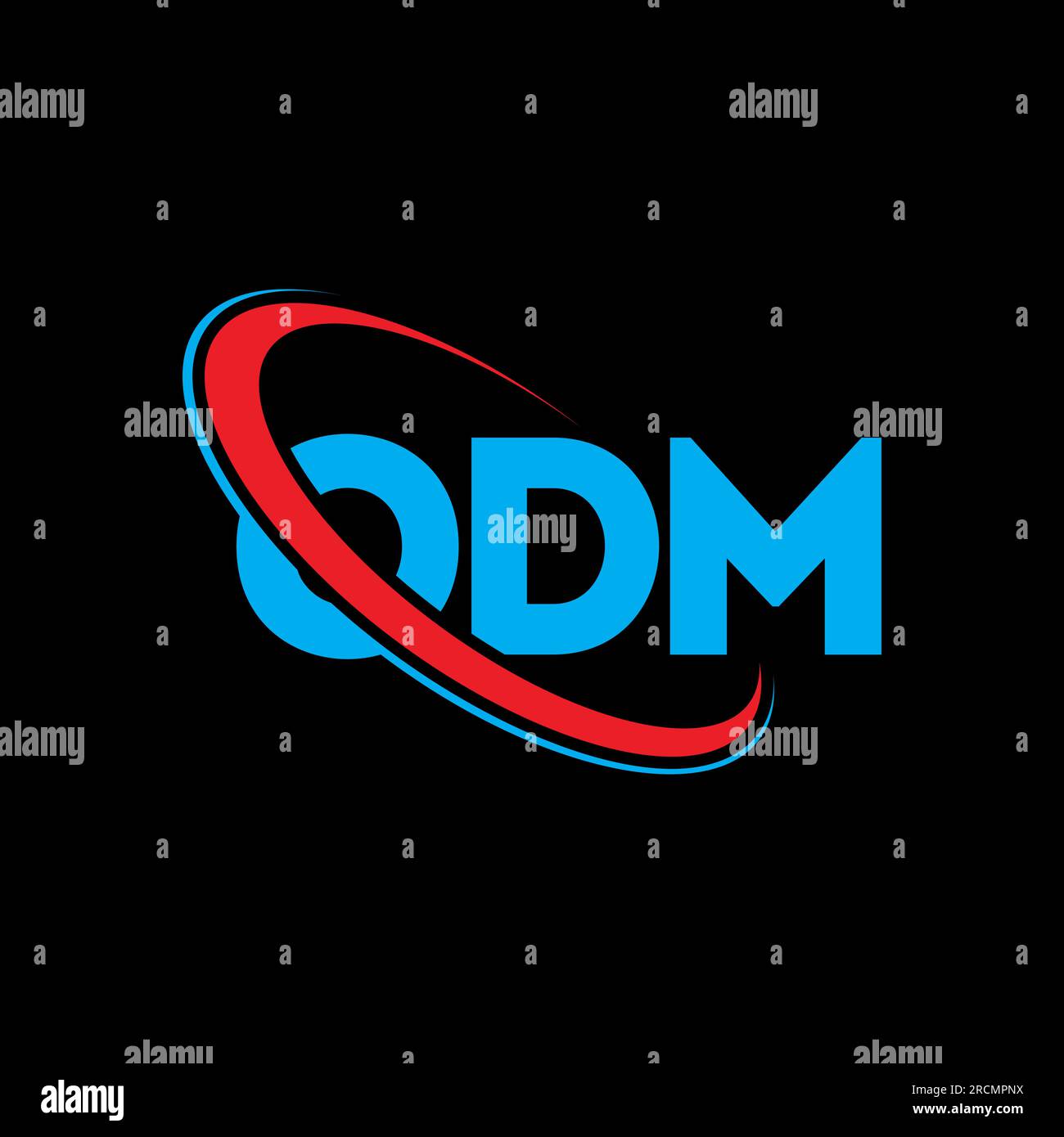 ODM logo. ODM letter. ODM letter logo design. Initials ODM logo linked ...