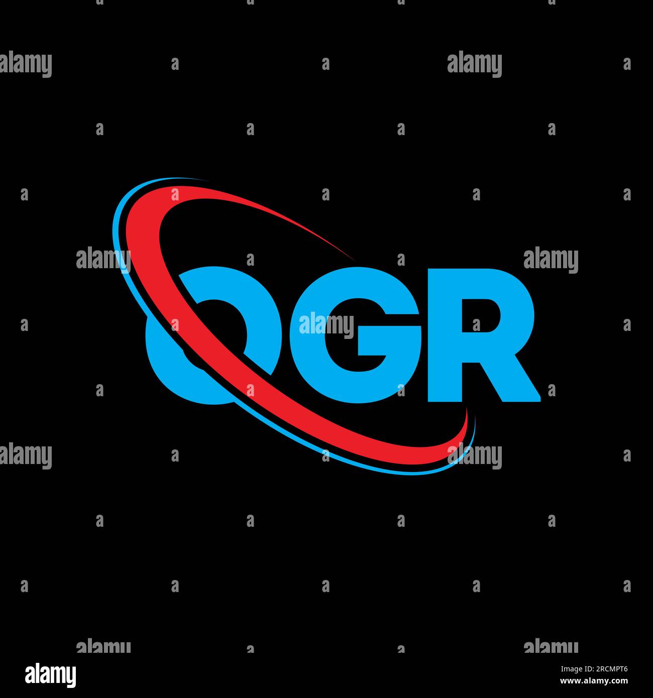 OGR logo. OGR letter. OGR letter logo design. Initials OGR logo linked ...
