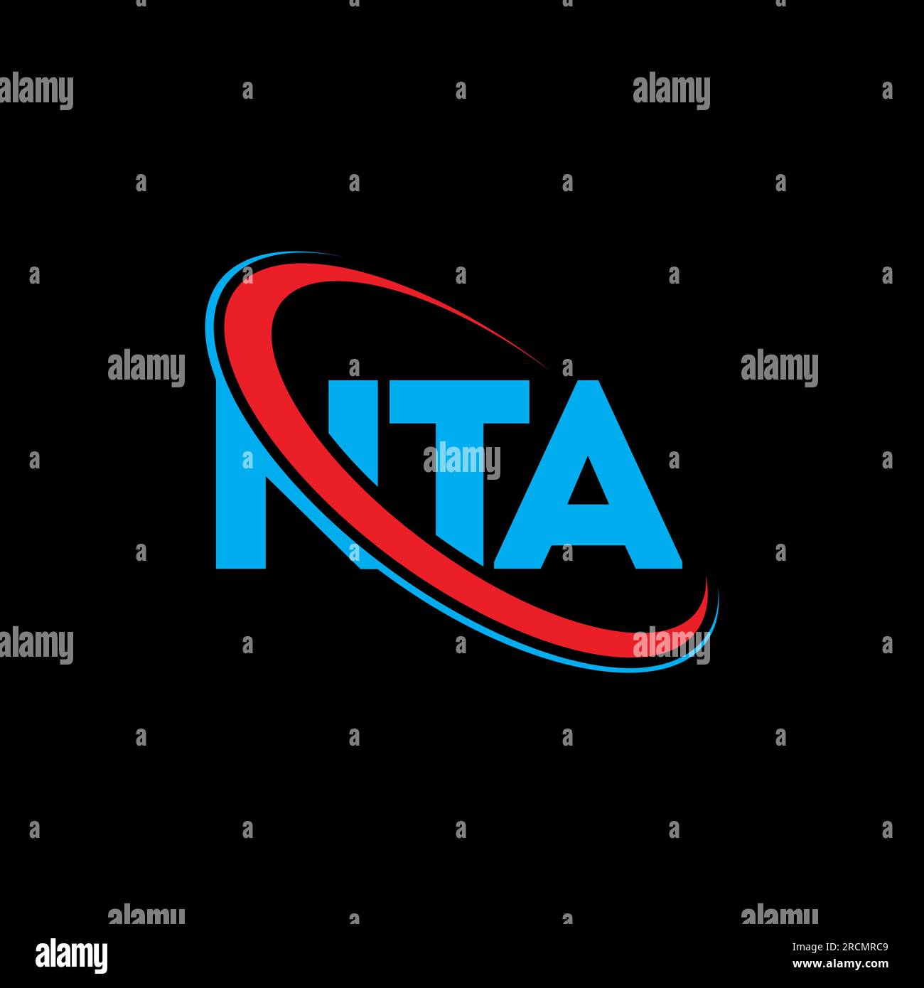 NTA logo. NTA letter. NTA letter logo design. Initials NTA logo linked ...