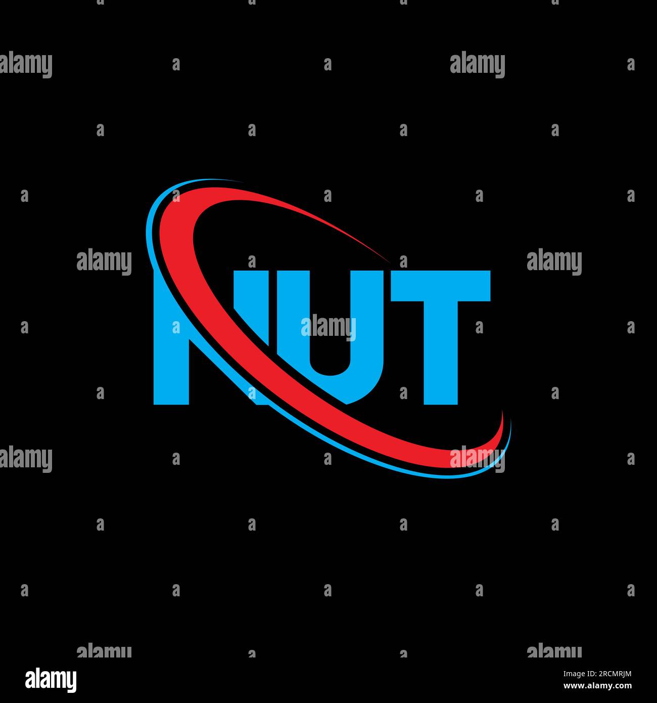 NUT logo. NUT letter. NUT letter logo design. Initials NUT logo linked ...