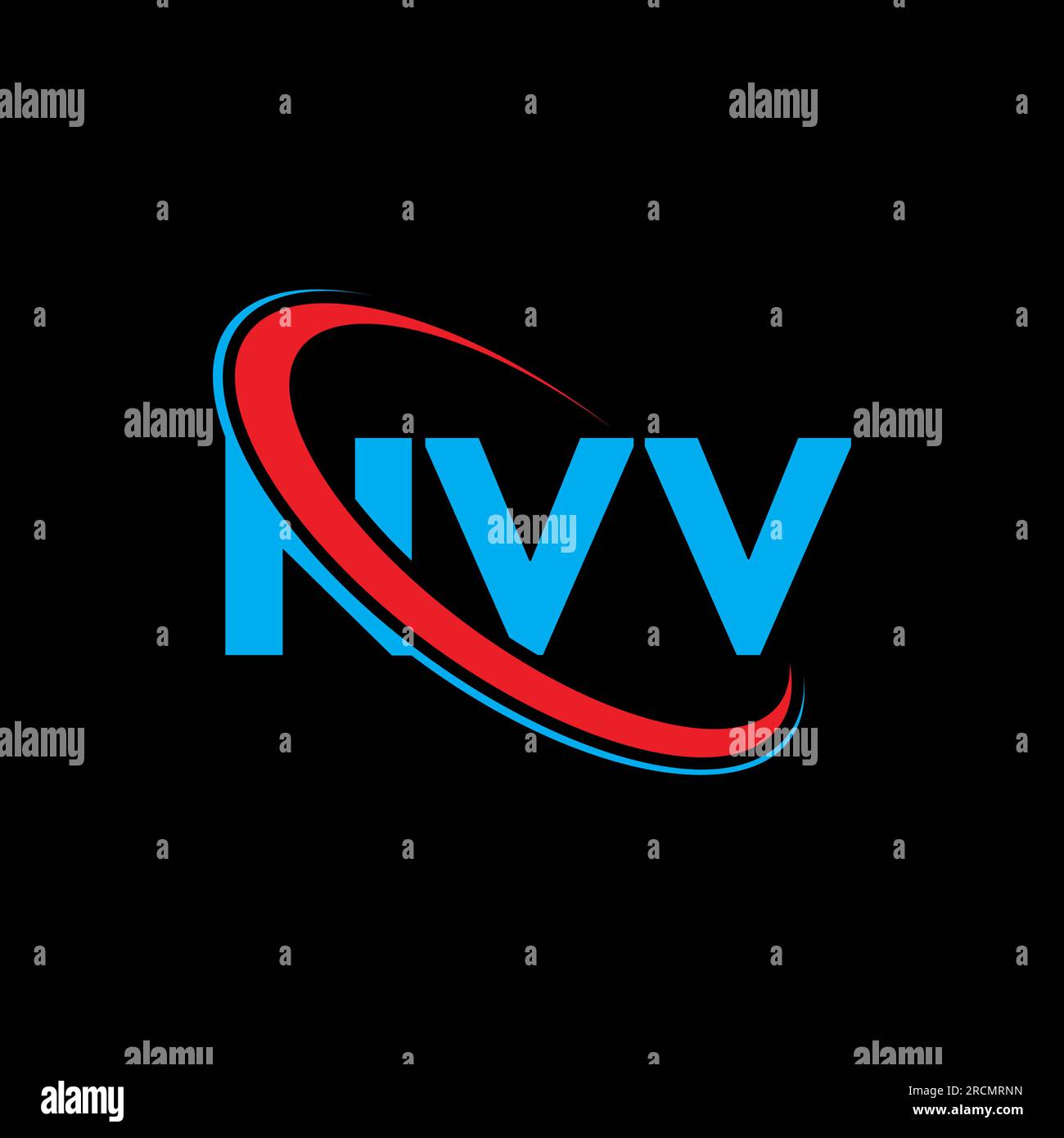 NVV logo. NVV letter. NVV letter logo design. Initials NVV logo linked ...