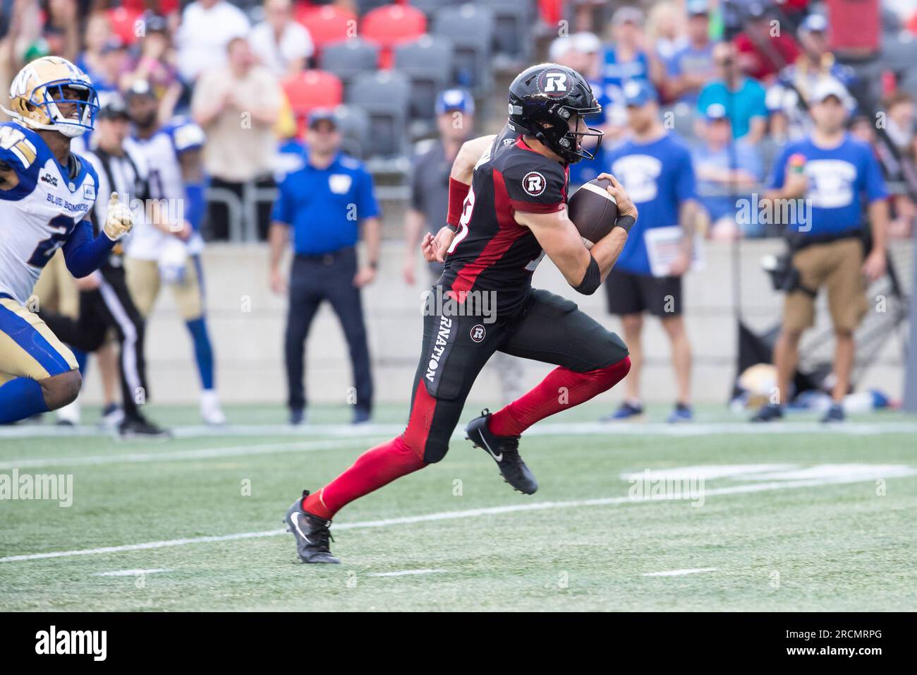 Ottawa, Canada. 15th July, 2023. Ottawa Redblacks quarterback Dustin ...