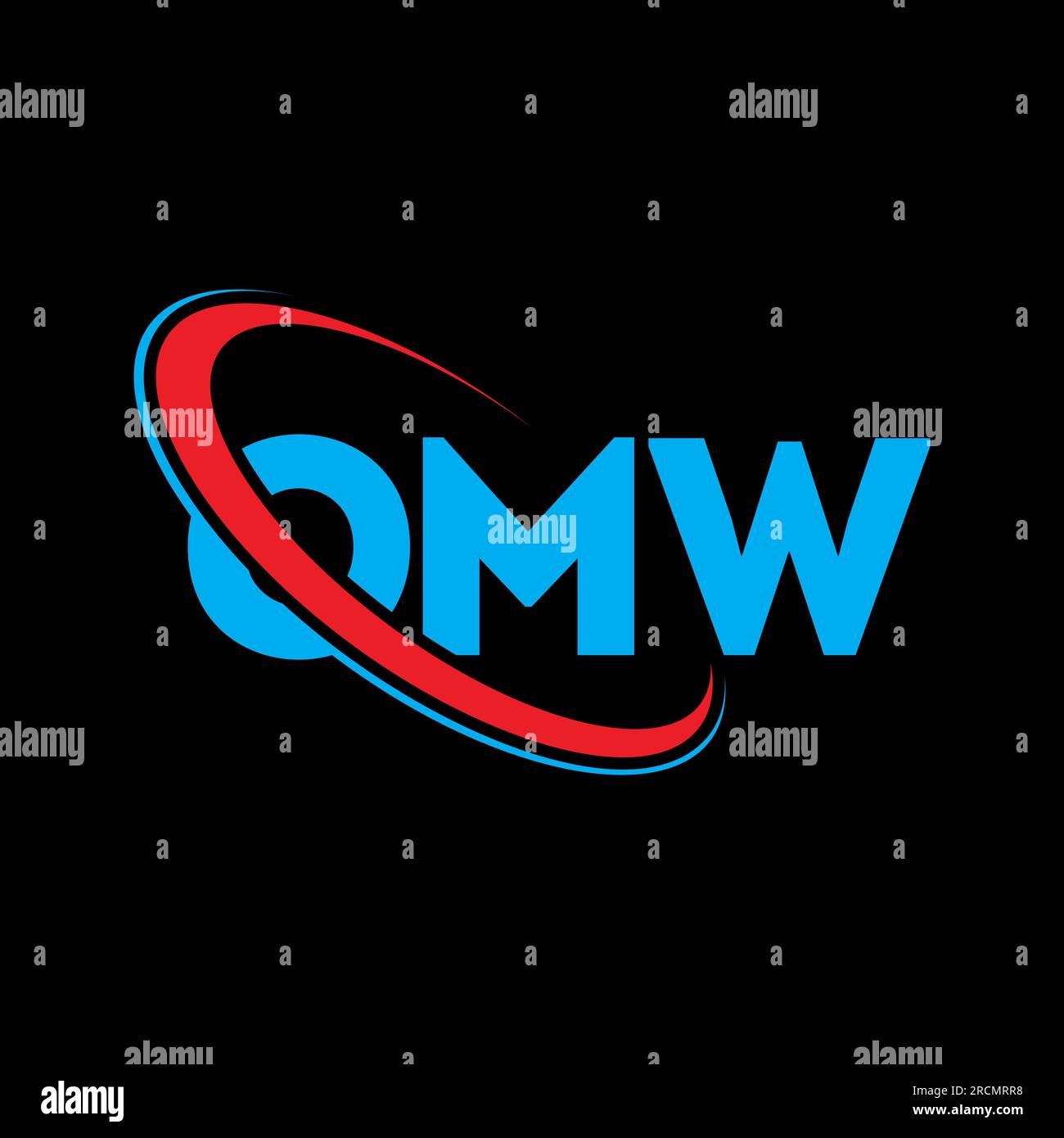 OMW logo. OMW letter. OMW letter logo design. Initials OMW logo linked ...