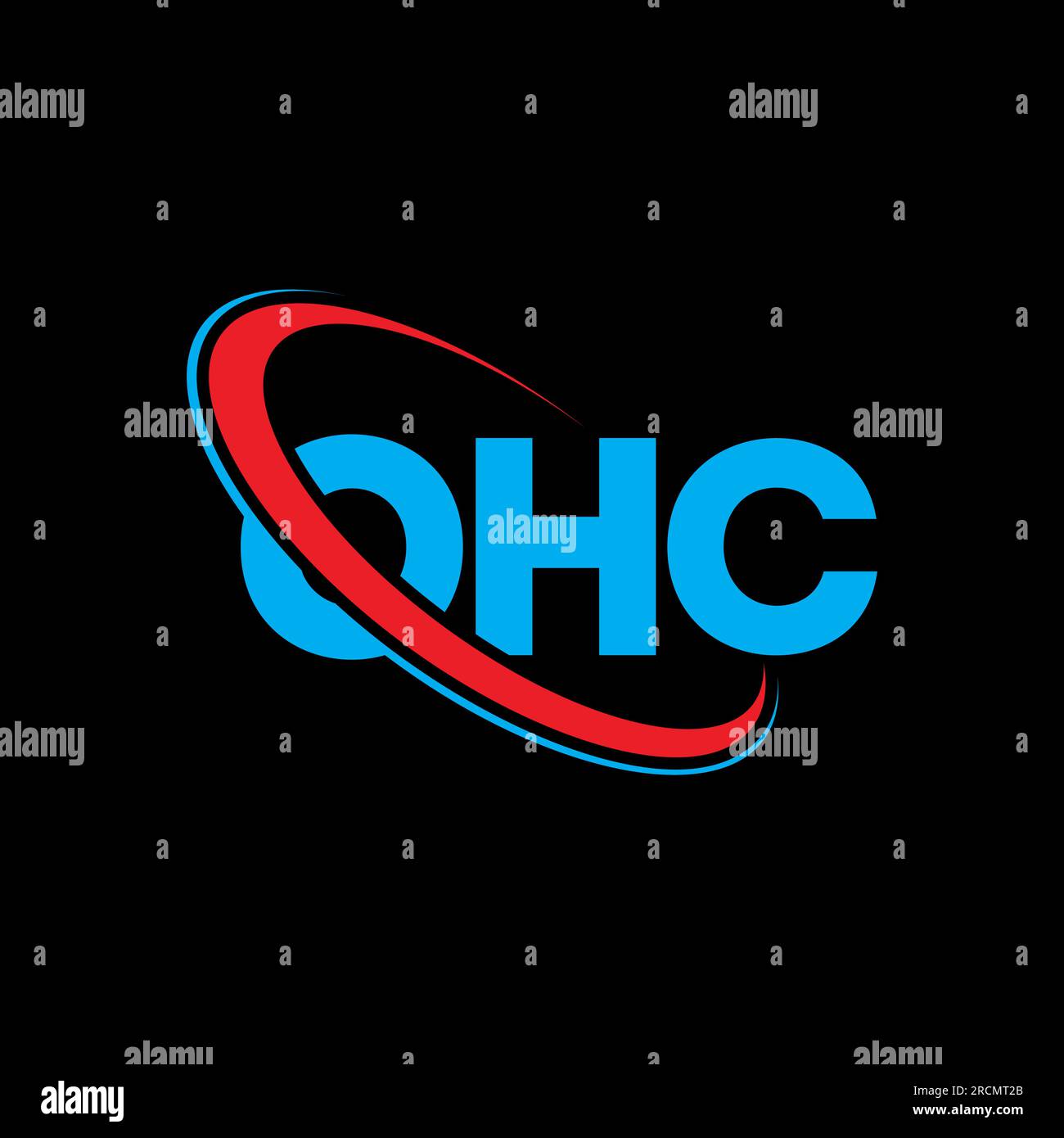 OHC logo. OHC letter. OHC letter logo design. Initials OHC logo linked with circle and uppercase ...