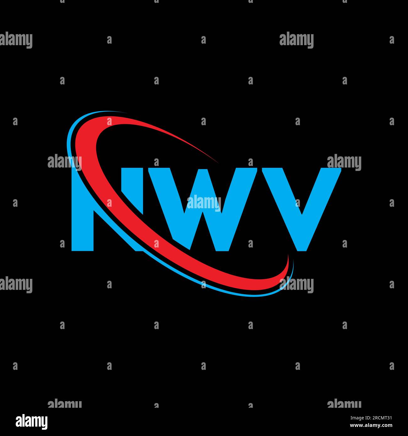 NWV logo. NWV letter. NWV letter logo design. Initials NWV logo linked ...