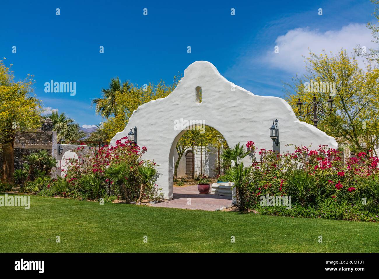 The outdoor wedding facility at the Oasis at Death Valley, formerly ...