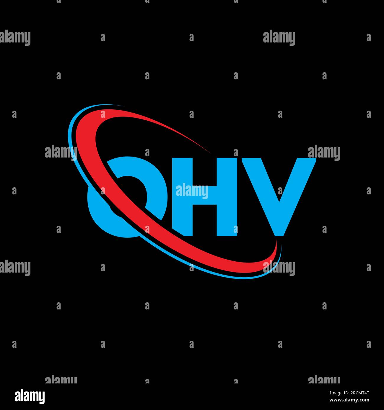 OHV logo. OHV letter. OHV letter logo design. Initials OHV logo linked ...