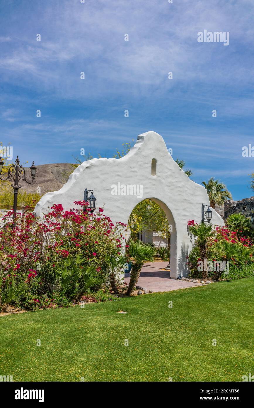 The outdoor wedding facility at the Oasis at Death Valley, formerly ...