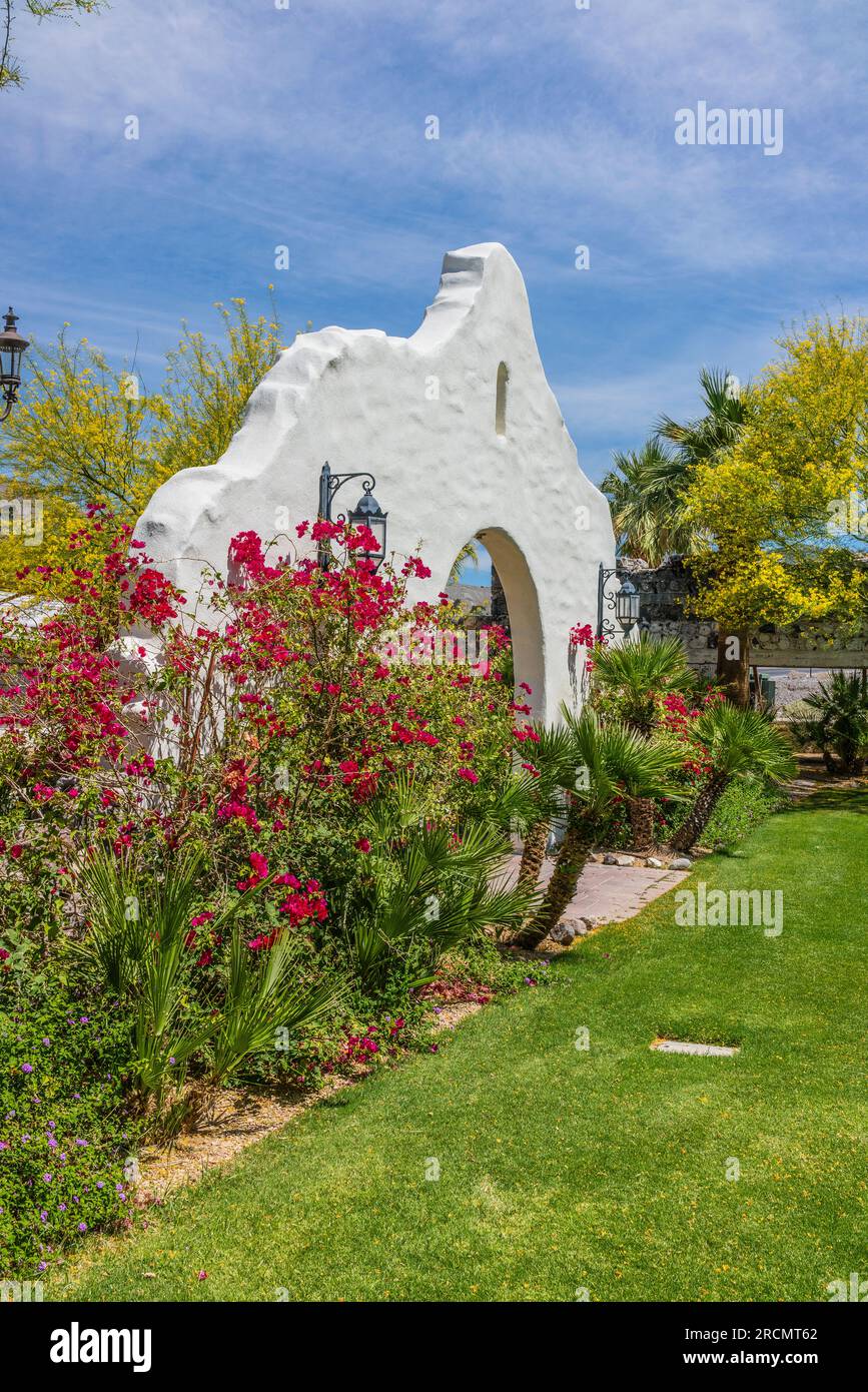 The outdoor wedding facility at the Oasis at Death Valley, formerly ...