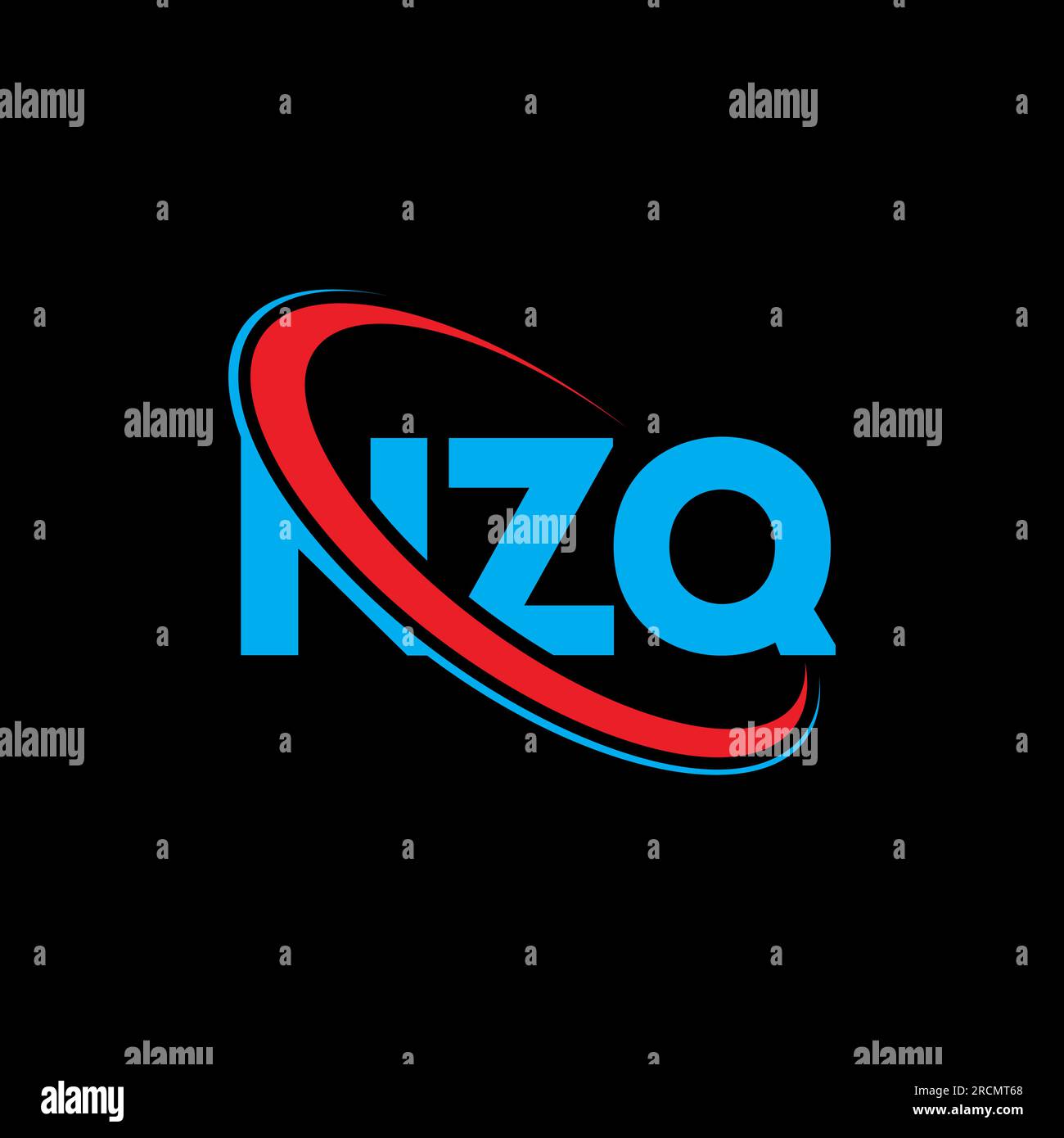 NZQ logo. NZQ letter. NZQ letter logo design. Initials NZQ logo linked ...