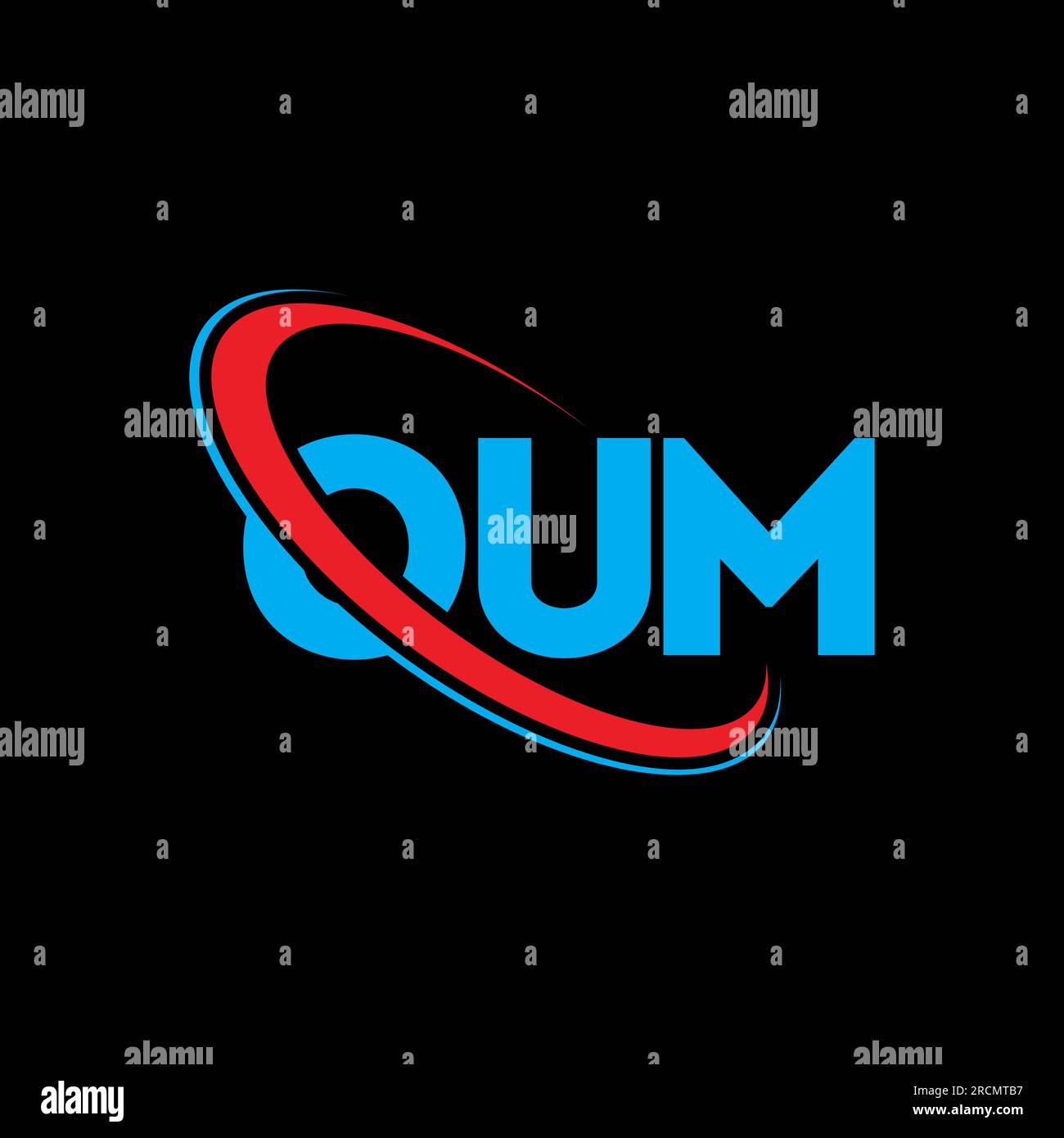 OUM logo. OUM letter. OUM letter logo design. Initials OUM logo linked ...