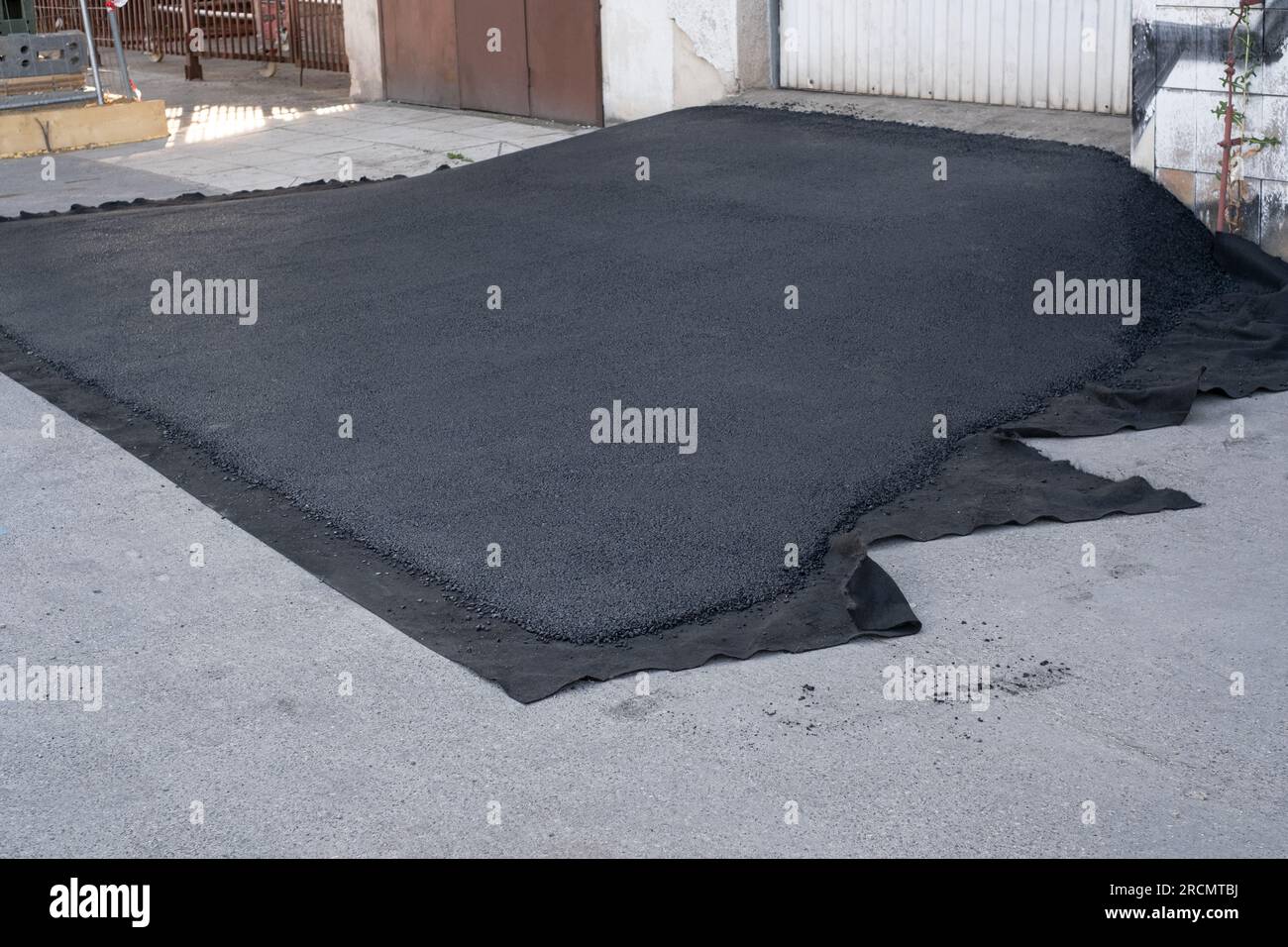 Recycled asphalt hi-res stock photography and images - Alamy