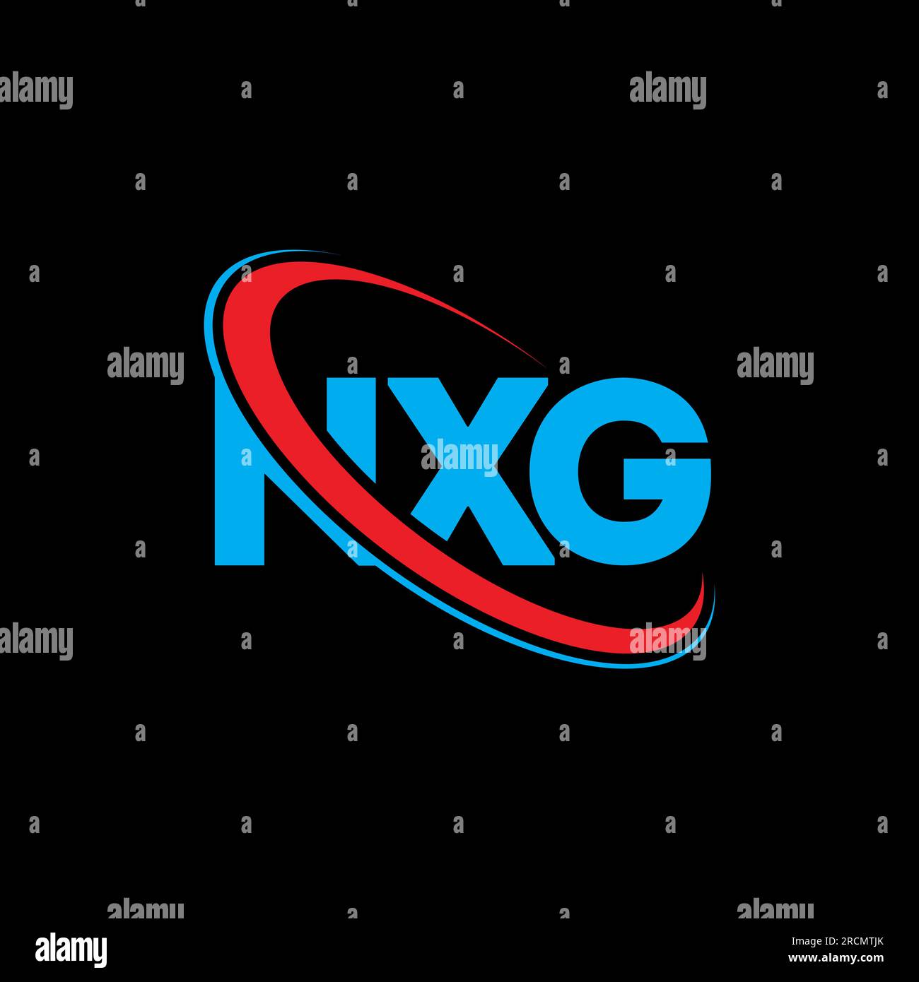 NXG logo. NXG letter. NXG letter logo design. Initials NXG logo linked ...