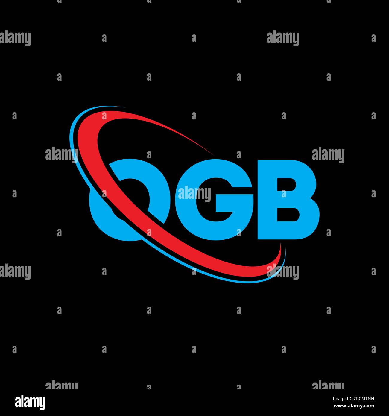 OGB logo. OGB letter. OGB letter logo design. Initials OGB logo linked ...