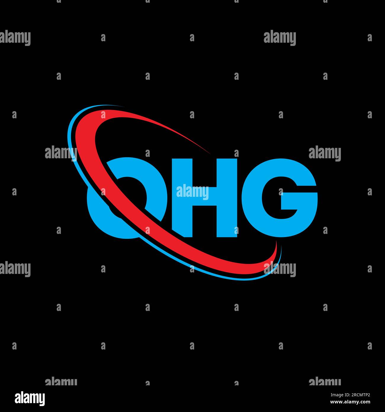 Ohg circle logo Stock Vector Images - Alamy