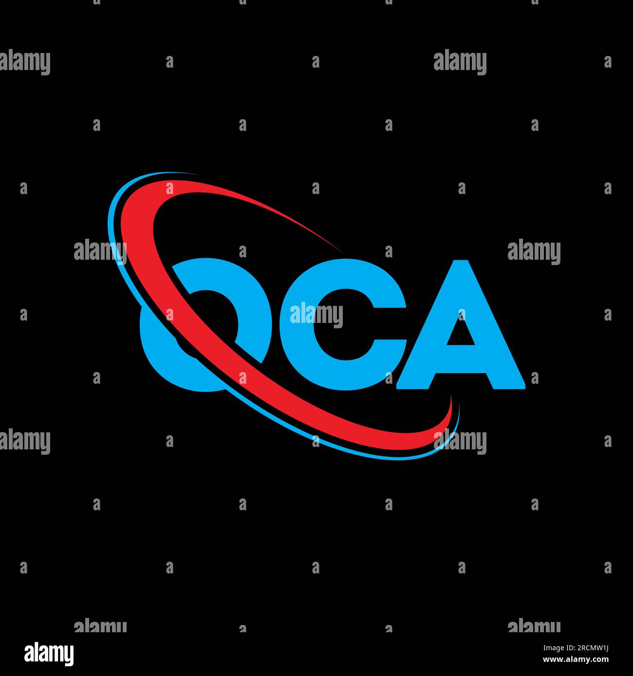 OCA logo. OCA letter. OCA letter logo design. Initials OCA logo linked ...