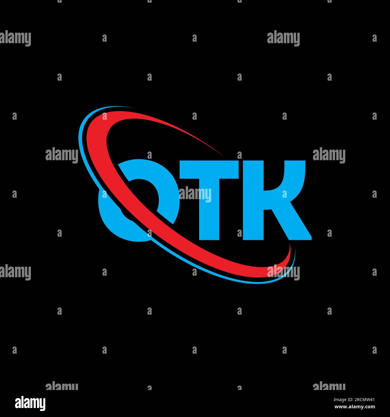 OTK logo. OTK letter. OTK letter logo design. Initials OTK logo linked ...