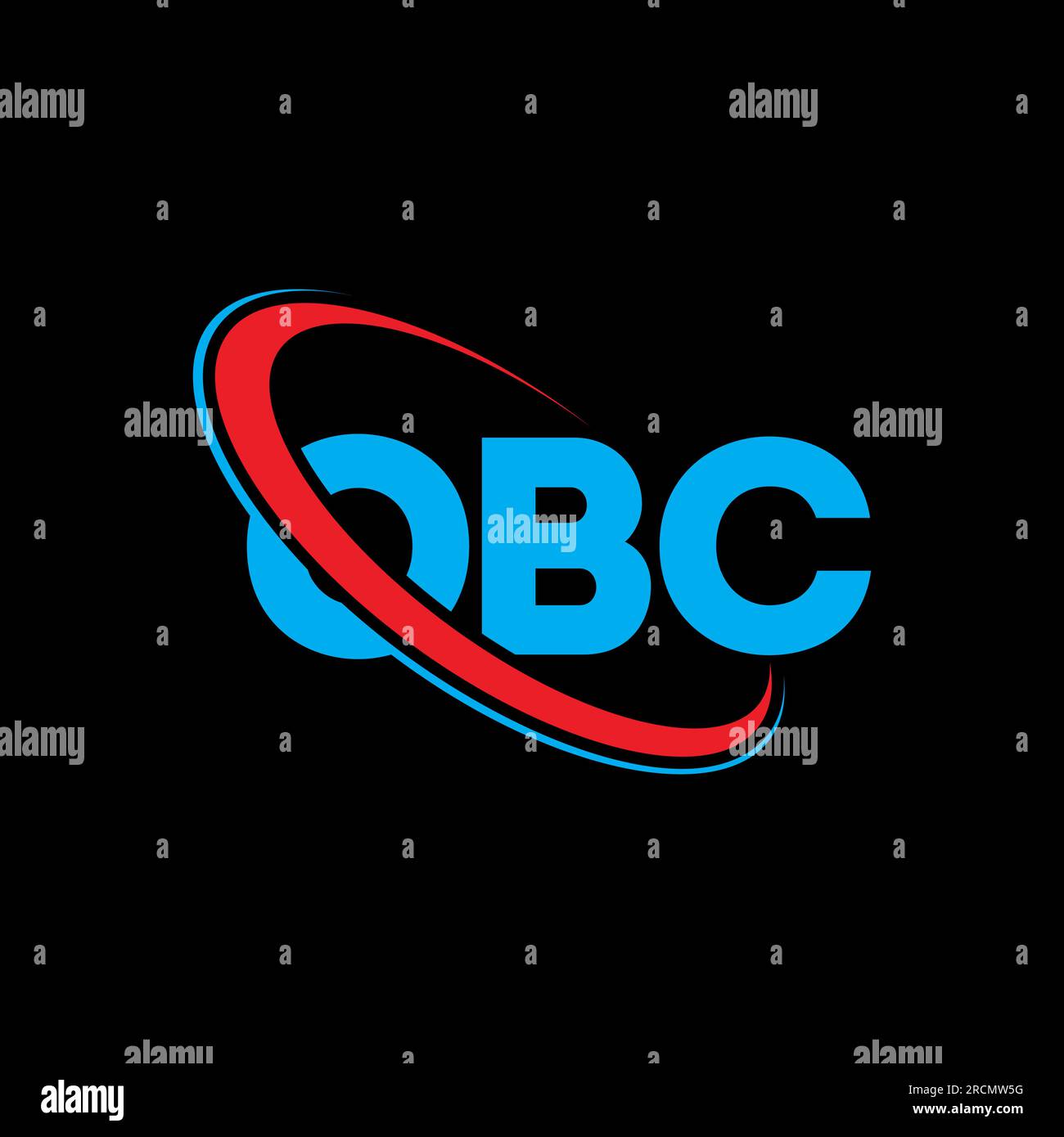 OBC logo. OBC letter. OBC letter logo design. Initials OBC logo linked ...