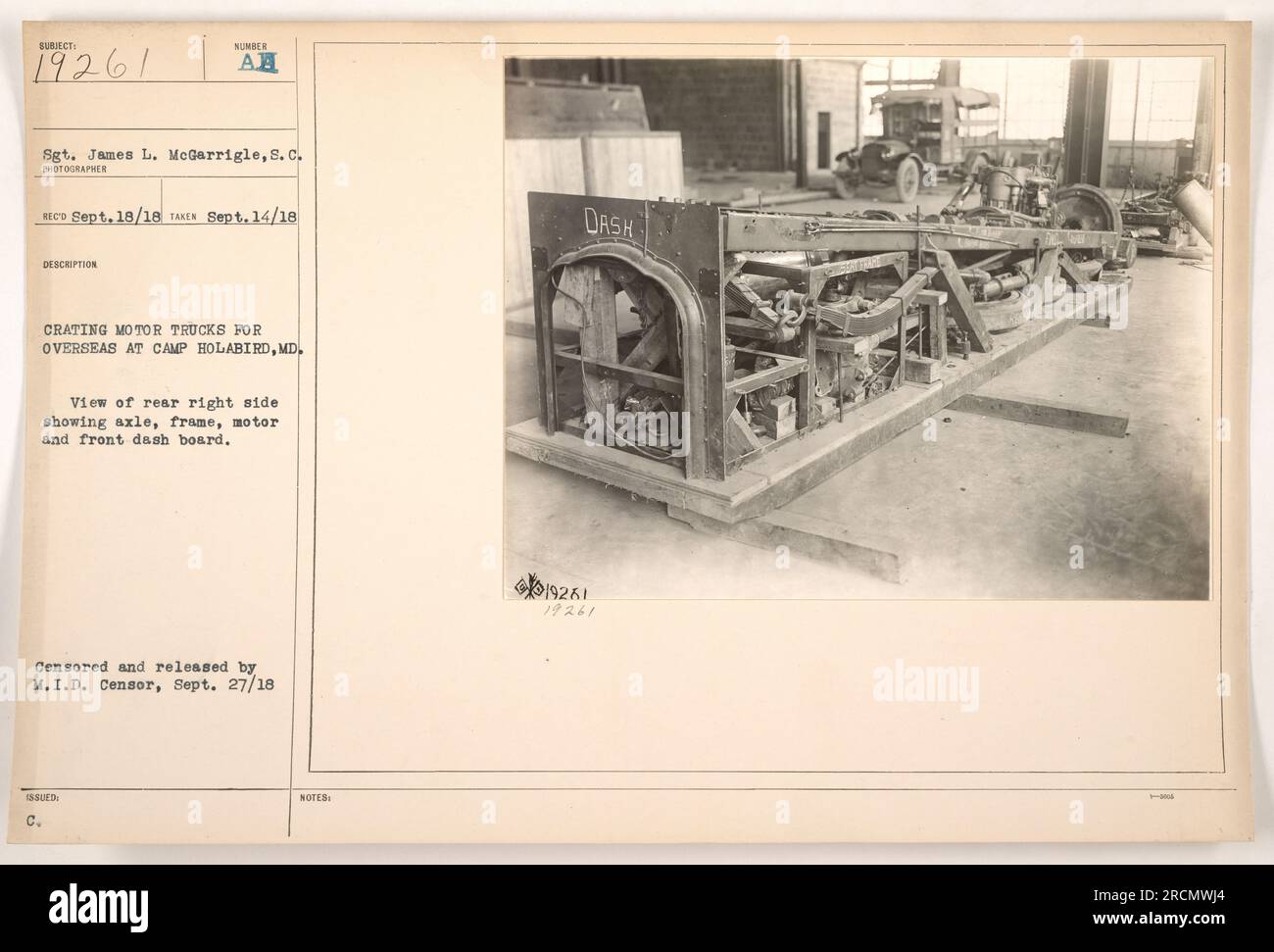 Sgt. James L. McGarrigle from the S.C. is captured in this photograph ...