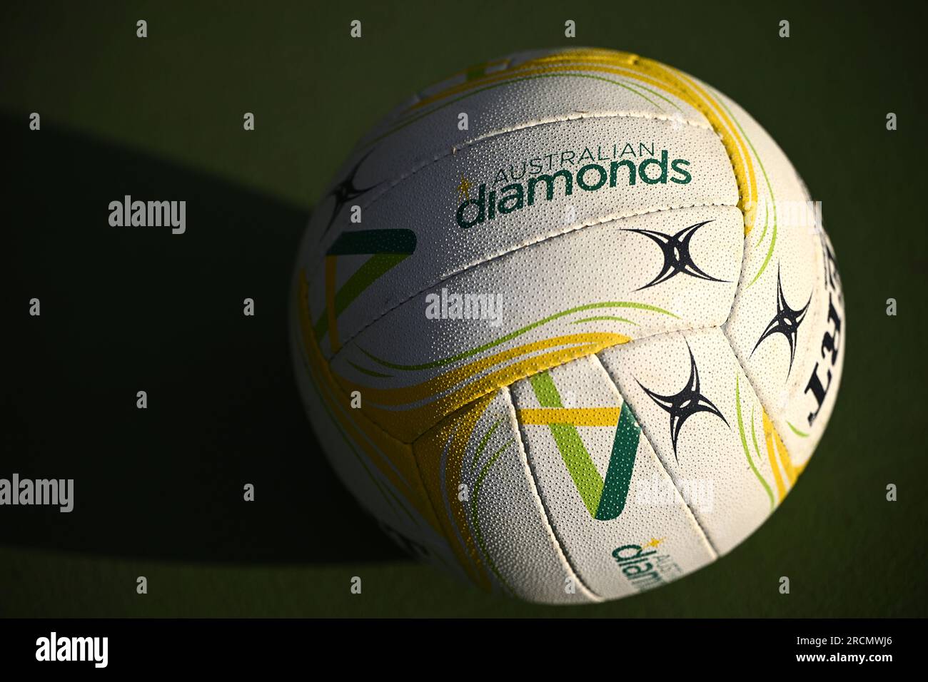 Melbourne, Australia. 16th July, 2023. An Australian Diamonds netball ...