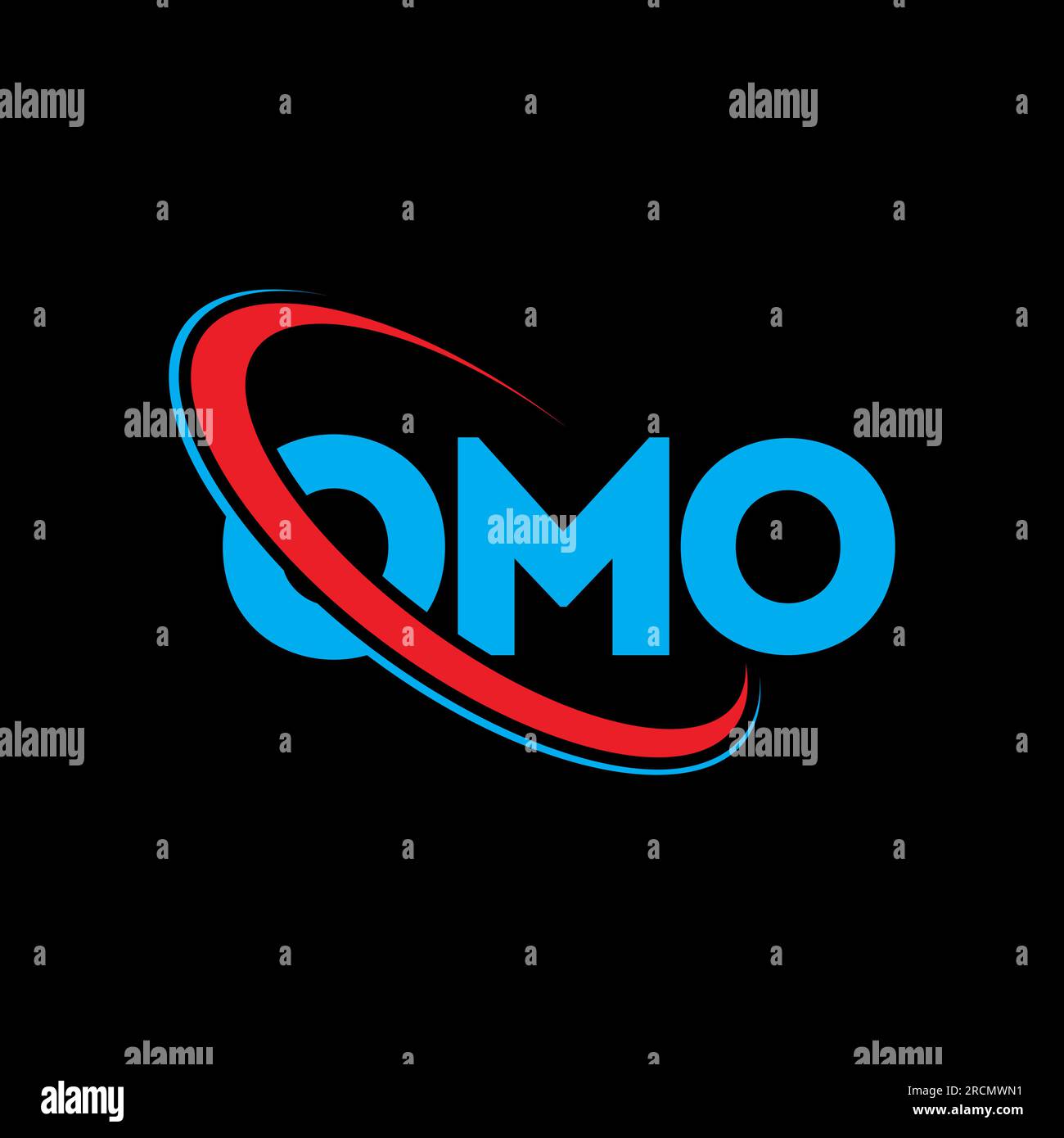 Omo Logo Omo Letter Omo Letter Logo Design Initials Omo Logo Linked With Circle And Uppercase