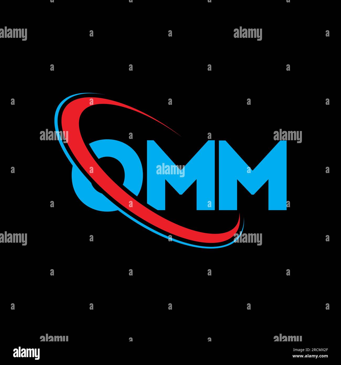 OMM logo. OMM letter. OMM letter logo design. Initials OMM logo linked ...