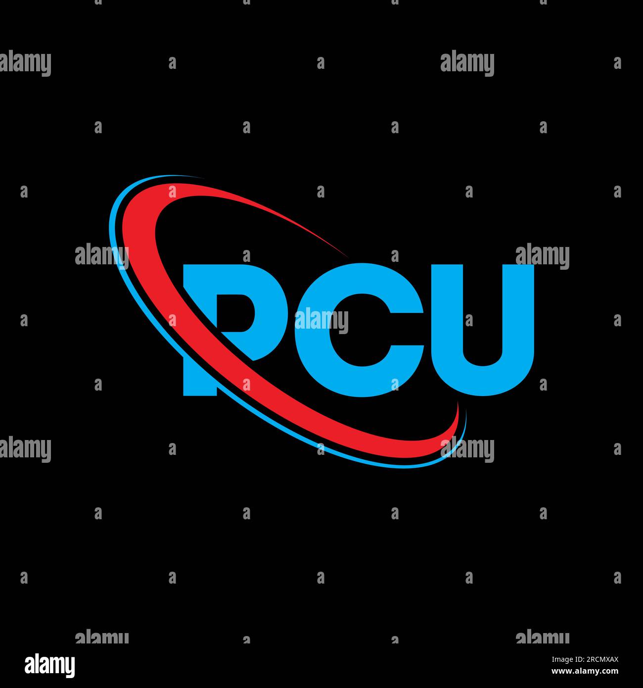 PCU logo. PCU letter. PCU letter logo design. Initials PCU logo linked ...