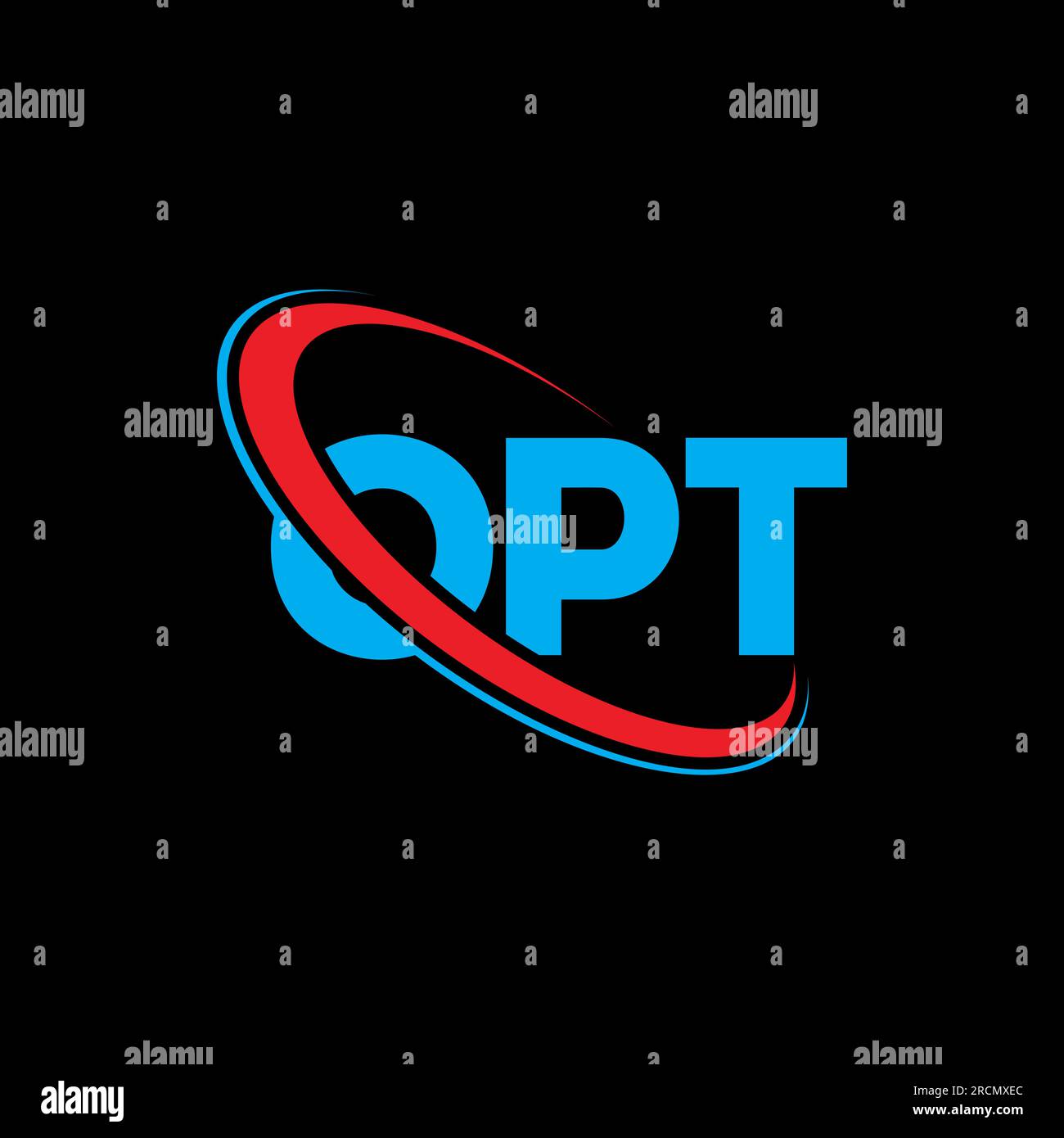 OPT logo. OPT letter. OPT letter logo design. Initials OPT logo linked ...