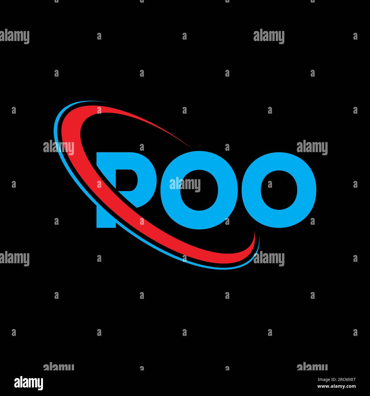 POO logo. POO letter. POO letter logo design. Initials POO logo linked ...