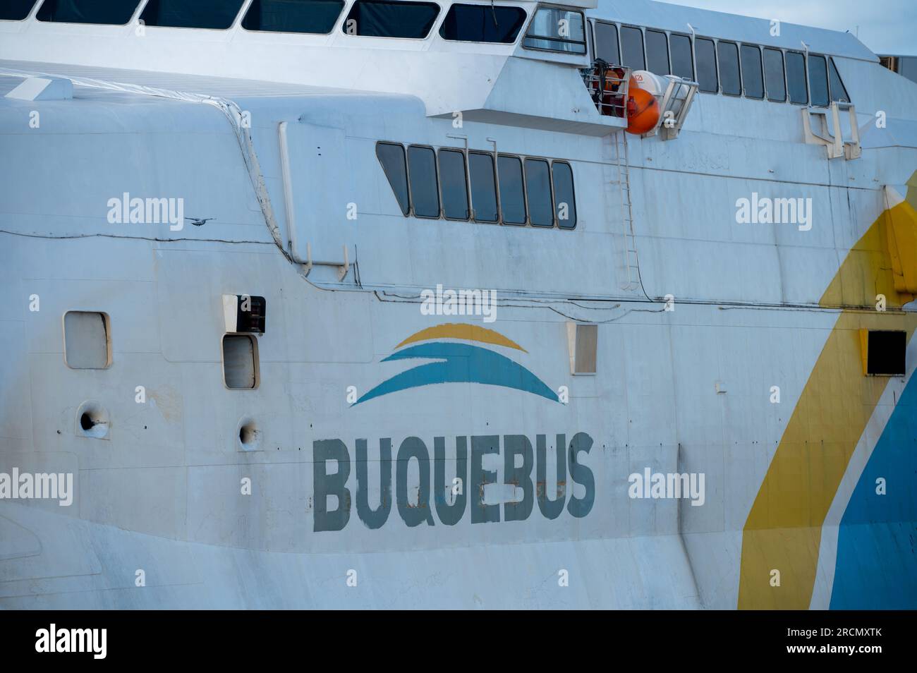 Colonia del Sacramento, Uruguay : 2023 May 11 : Buquebus Ferry in the ...