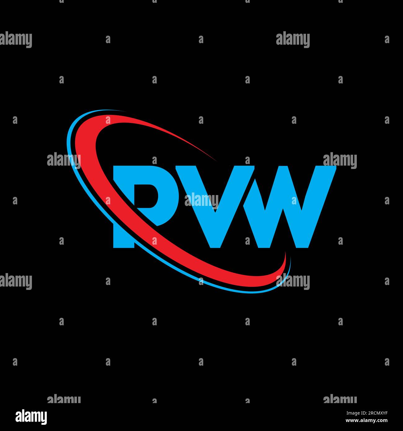 Pvw minimalist logo hi-res stock photography and images - Alamy