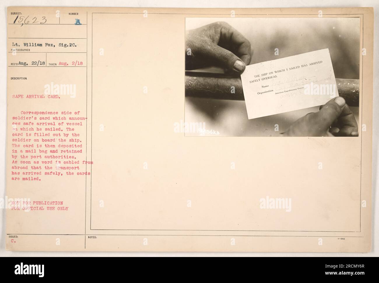 Lt william foxs photographs hi-res stock photography and images - Alamy