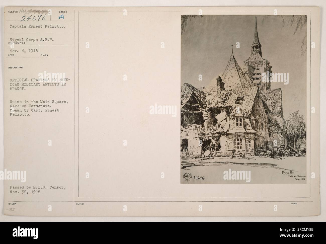 "In this photograph by Captain Ernest Peixotto, taken on November 4 ...