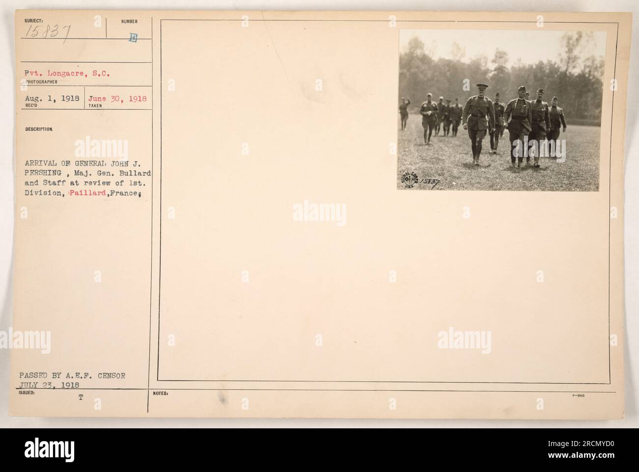 Maj gen bullard hi-res stock photography and images - Alamy